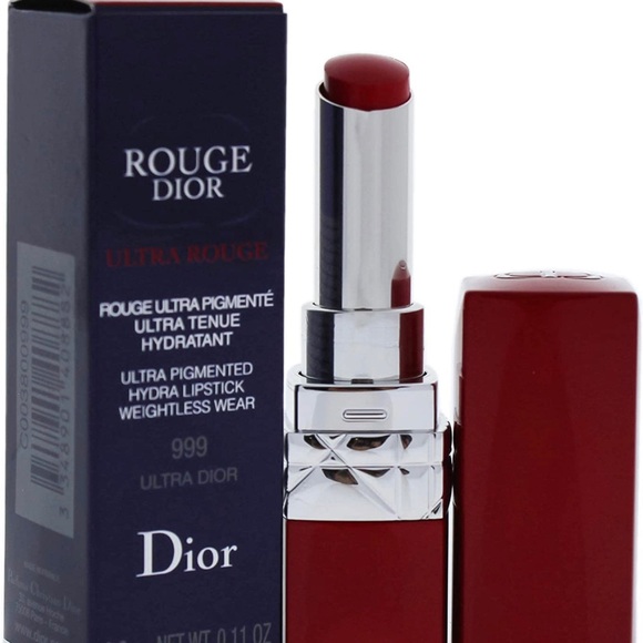 Dior | Makeup | Rouge Dior Ultra Pigmente Ultra Tenue Hydratant 999 ...